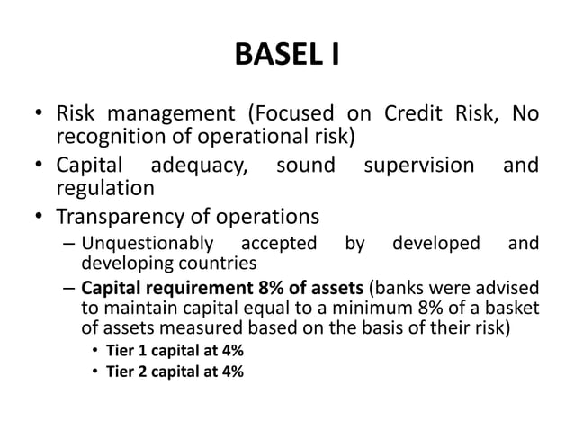 Basel norms i, ii & iii | PPTX | Business Banking & Finance | Business