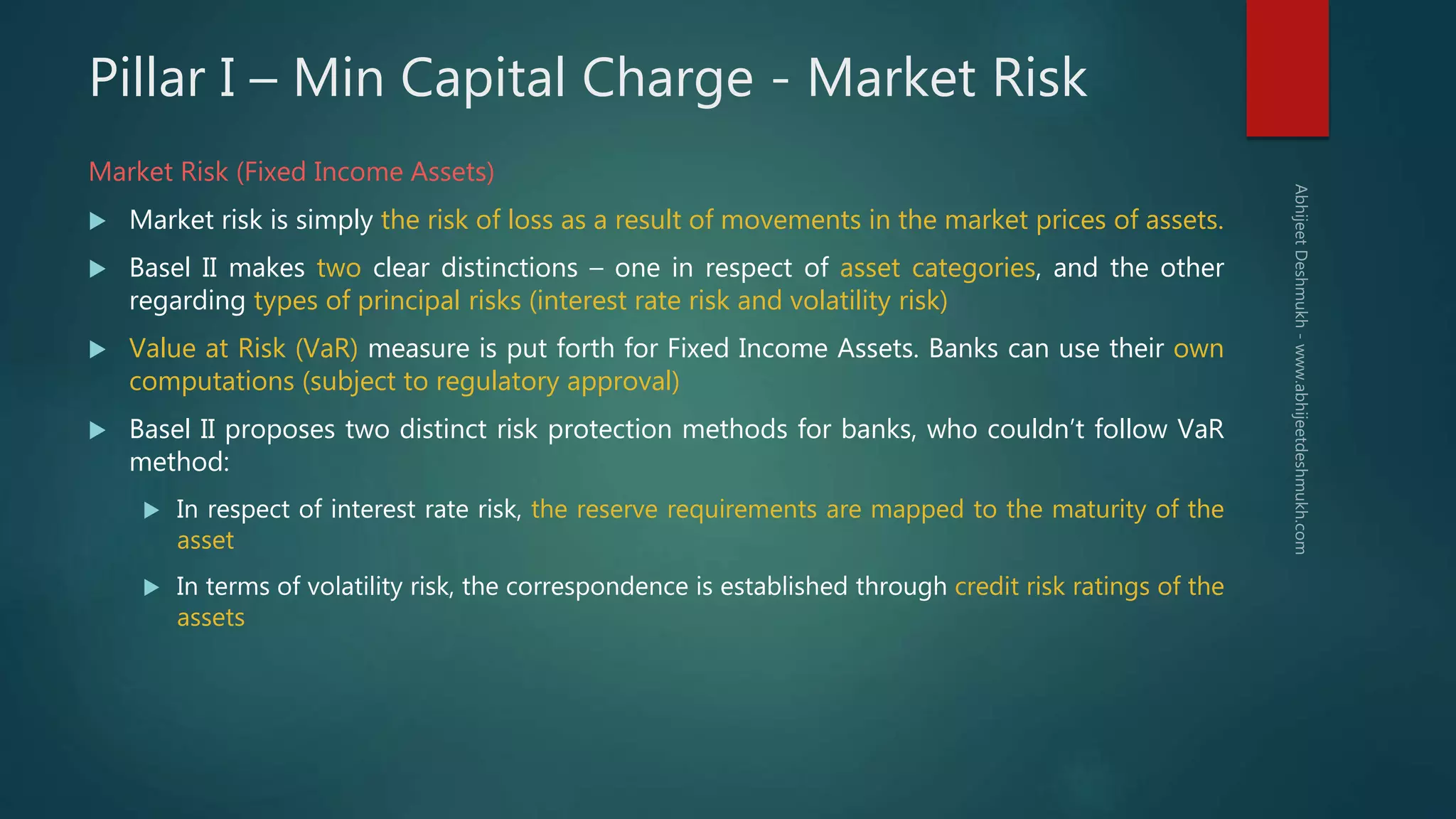 Basel norms I II III & Risk Management in Banks | PPTX