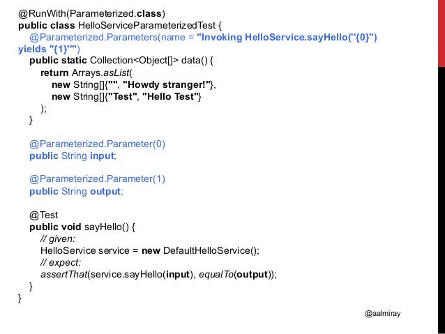 Testing Java Code Effectively - BaselOne17 Testing Java Code Effectively - BaselOne17