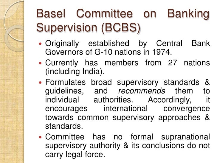 Basel Committee Logo