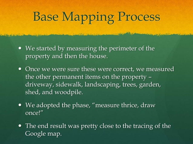 Base mapping | PPTX | Land and Farms | Real Estate