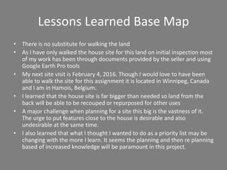 Base mapping and water analysis - Marshall | PPTX
