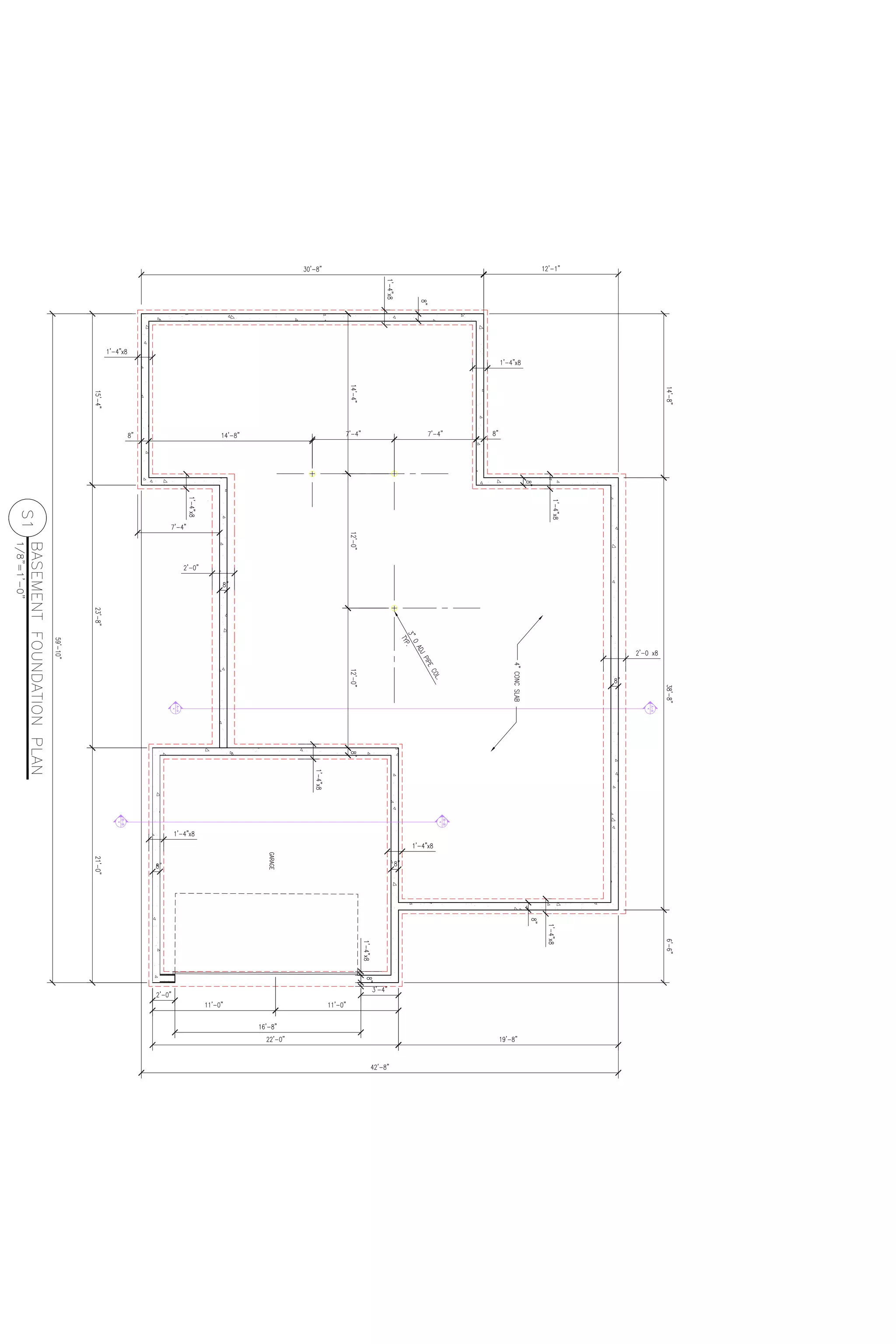 Basement Foundation Plan | PDF