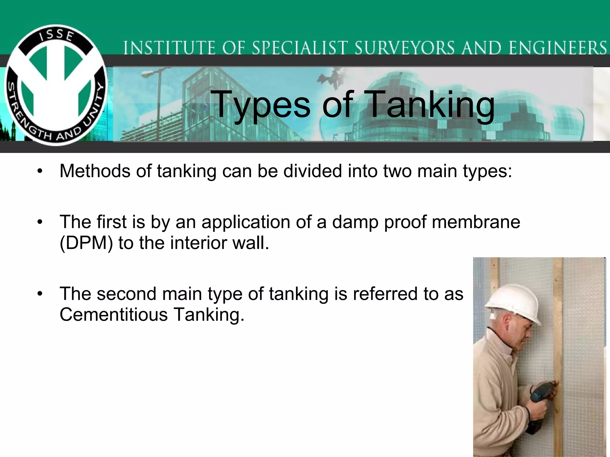 Basement tanking | PPT