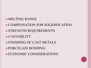 wrought metal alloys and base metal alloys BY DR KAUSHIK KUMAR PANDEY ...