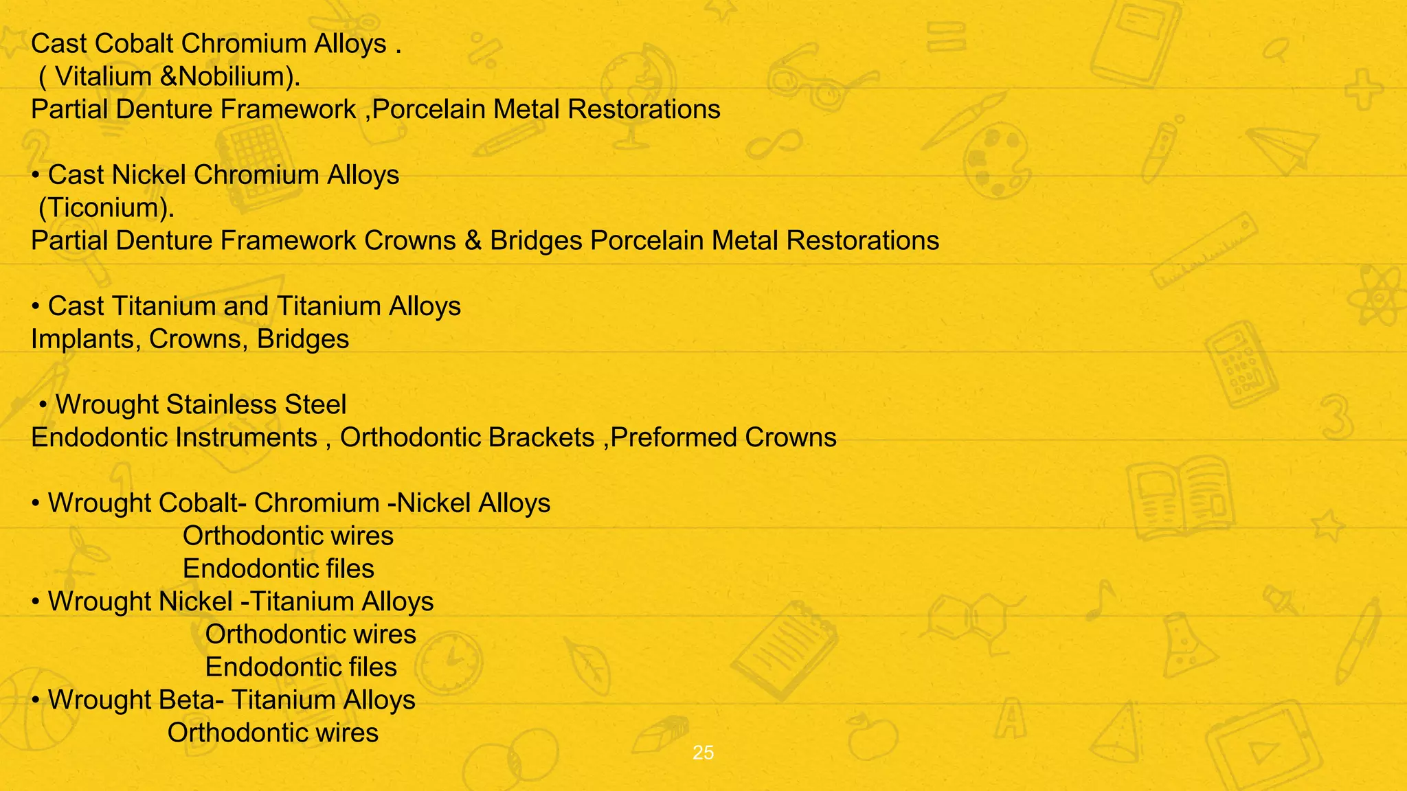 Base metal alloys | PPTX