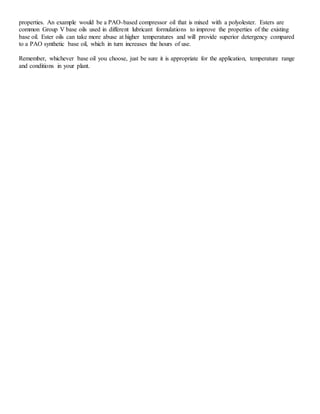 Base oil basics | DOCX