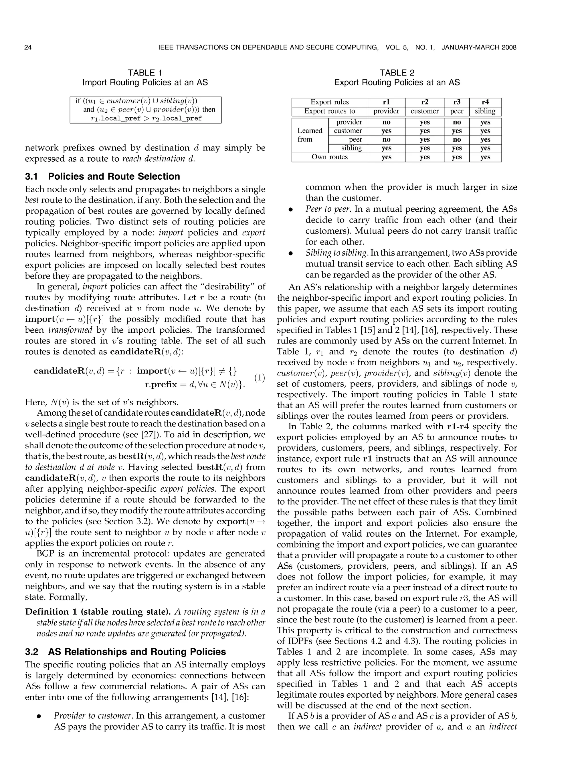 Basepapercontrolling Ip Spoofing Through Interdomain Packet Filters Pdf
