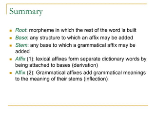 Base root and stem | POTX