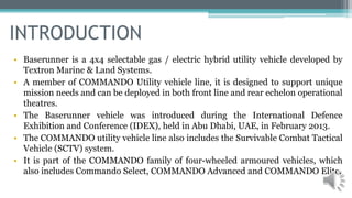 Baserunner utility vehicle, united states of america | PPTX