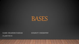 Bases | PPTX