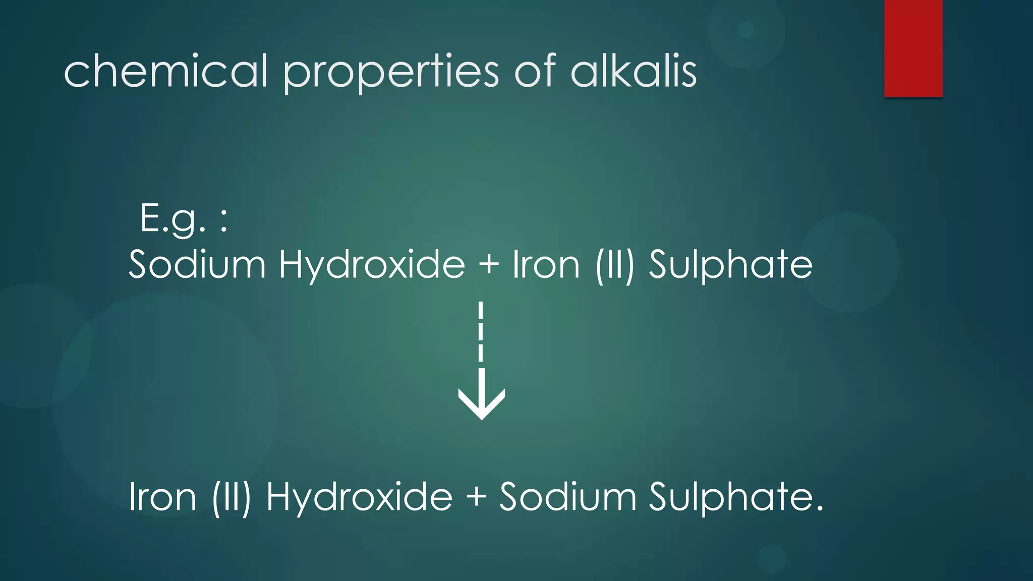 Bases & alkalis | PPTX