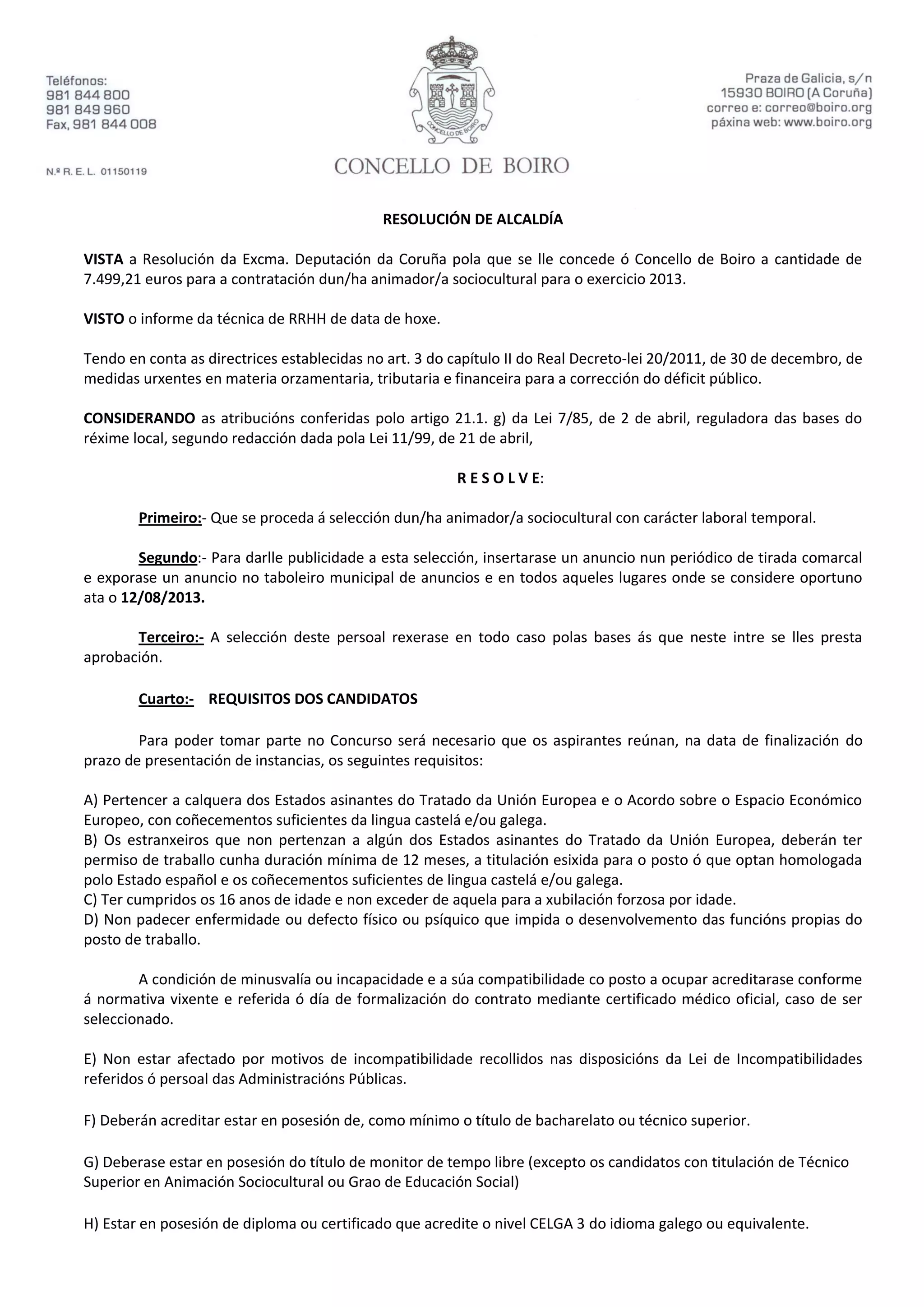 Bases animador socio cultural | PDF