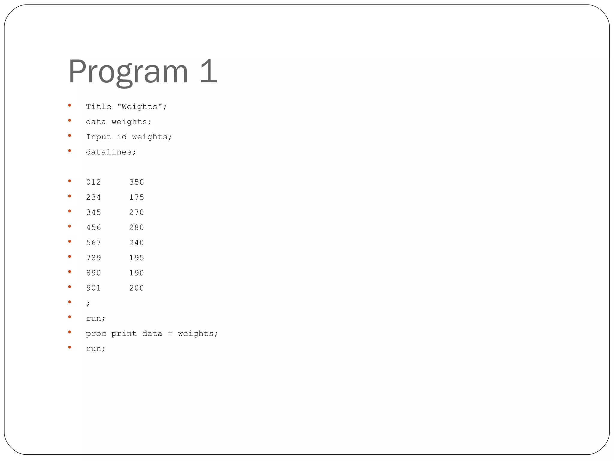 Base sas 2 sas windowing environment | PPT
