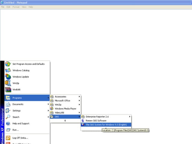 Base sas 2 sas windowing environment | PPT