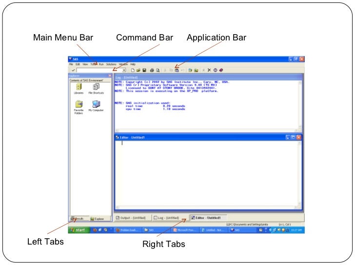 Base Sas 2 Sas Windowing Environment