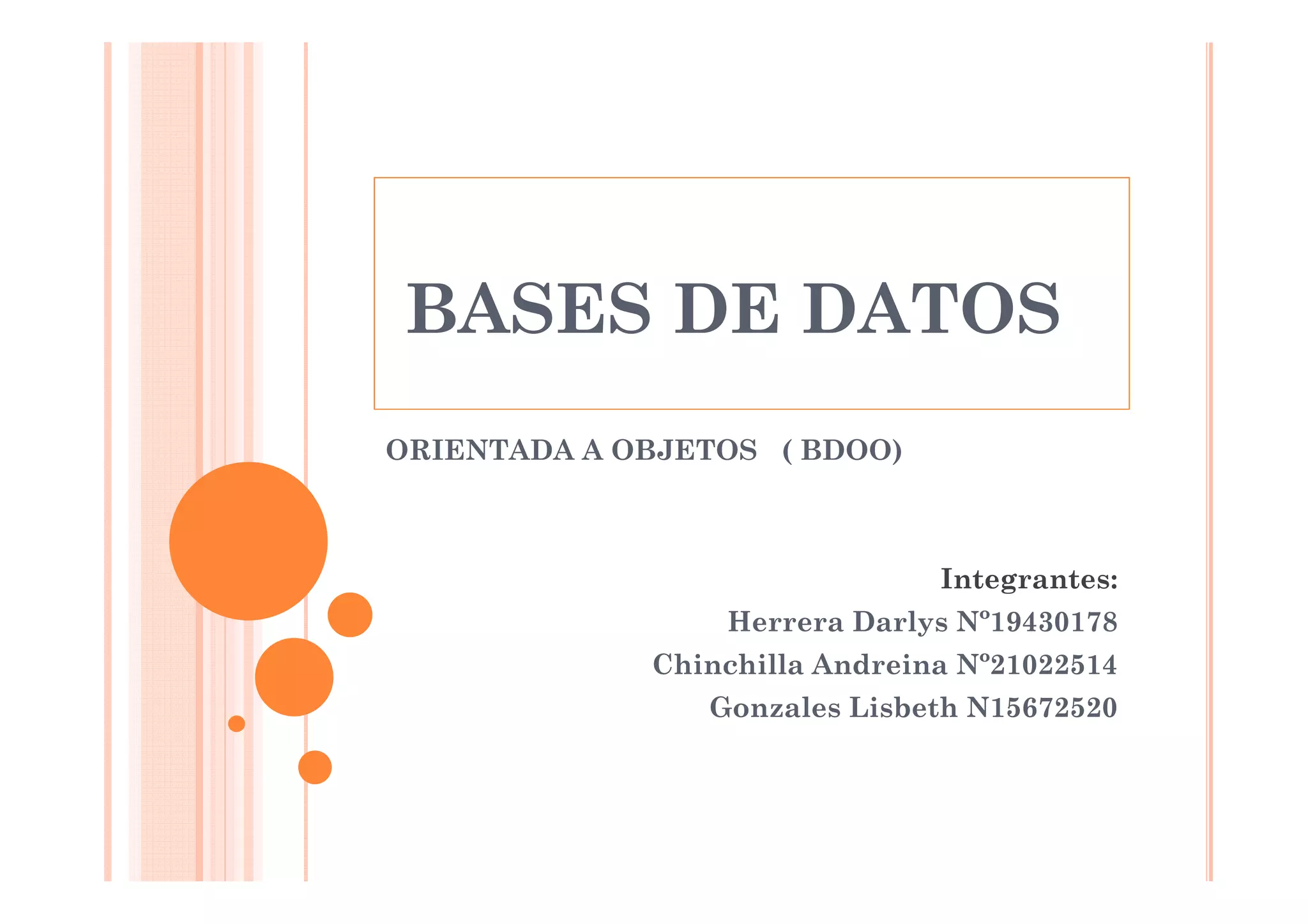 Bases de datos.ppt presentacion | PPT