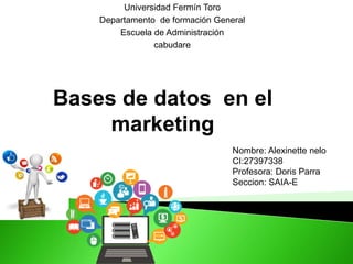 Bases de datos en el marketing | PPTX
