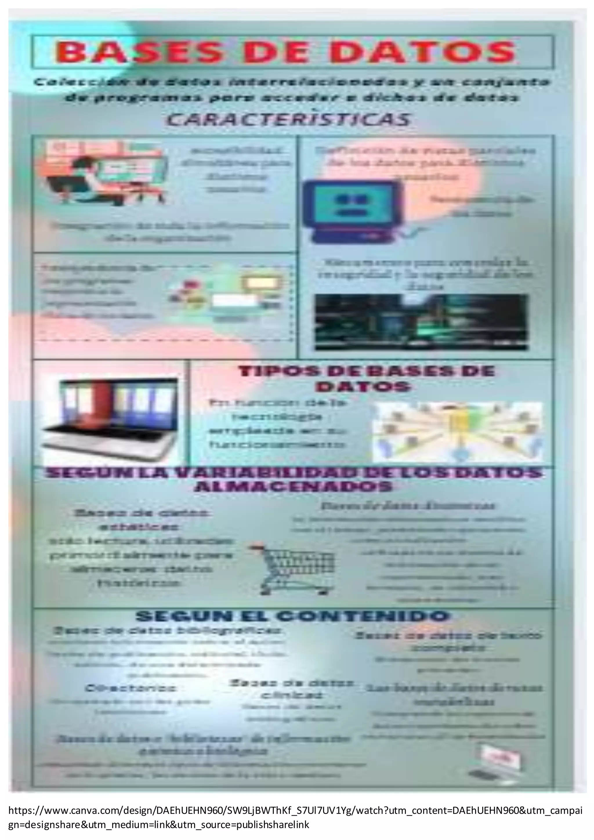 Bases de datos infografia | PDF