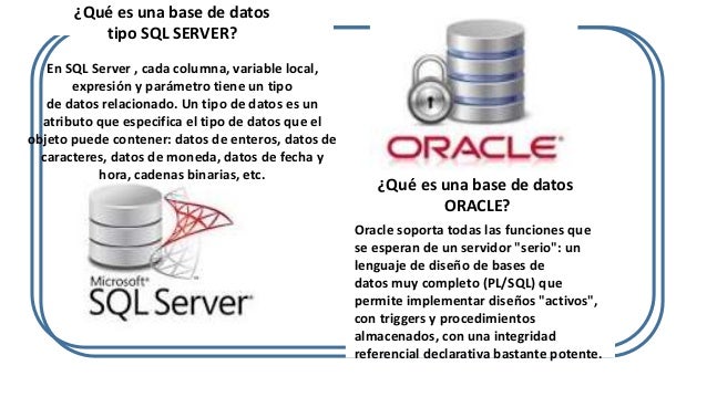 Bases de datos mas populares