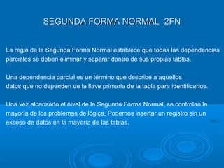 Bases de datos normalizacion | PPS