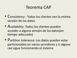 Bases de datos NoSQL orientadas a documentos | PDF