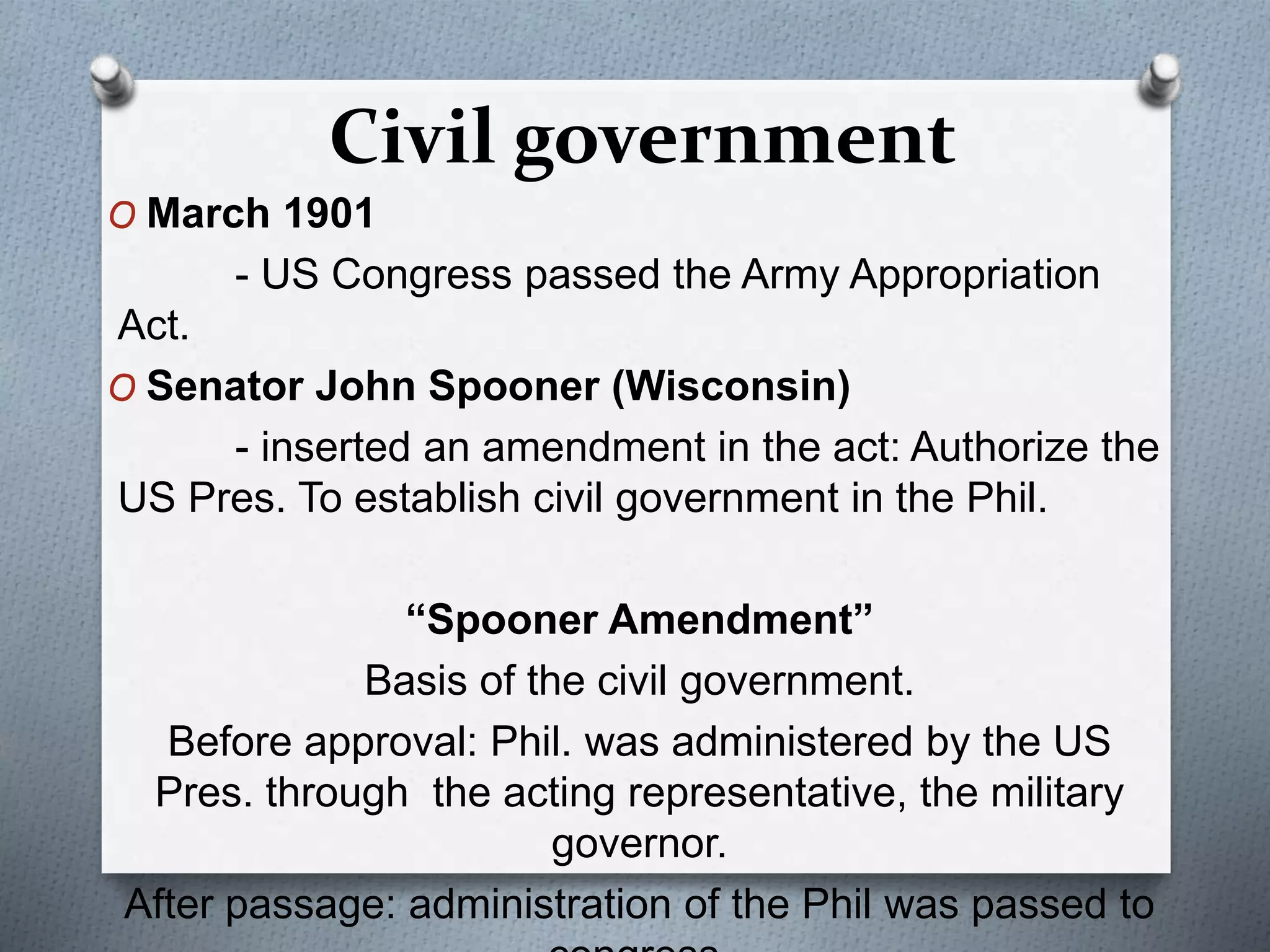 Bases of American Rule | PPTX