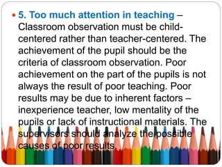 Bases of classroom observation | PPTX