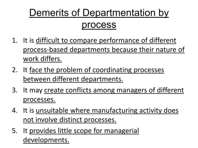 Bases of departmentation : Management | PPTX | Business | Business and ...