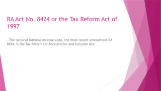 bases of philippine taxation system.pptx. | PPTX