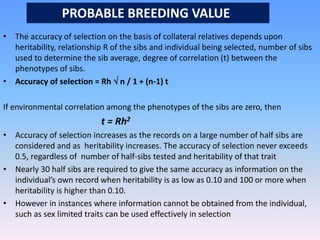 Bases of selection family | PPTX