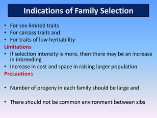 Bases of selection family | PPTX