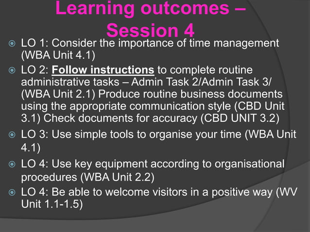 Business Administration Session 4 | PPTX