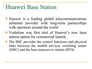 Base Station Vendors | PPT