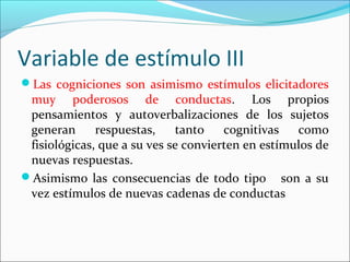 Bases teóricas de las terapias cognitivo conductuales. | PPT