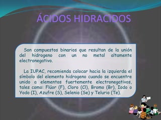 Bases y acidos | PPTX