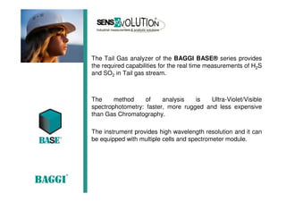 tail gas H2S/SO2 analyzer | PDF