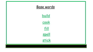 This is How I Teach Base Words to Children | PDF