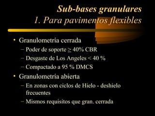 Base y sub base | PPT