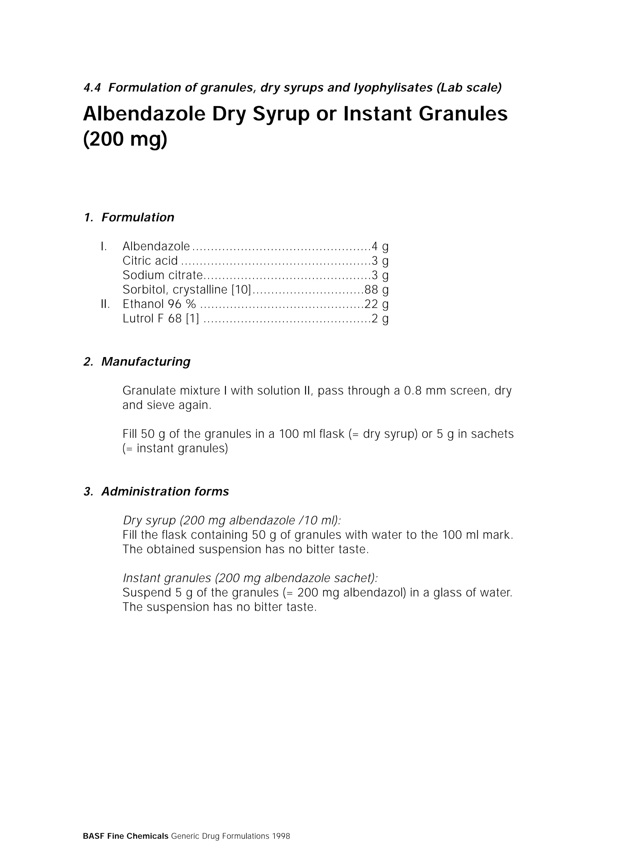 Basf generic-formulation | PDF