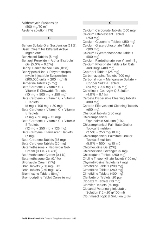 Basf generic-formulation | PDF