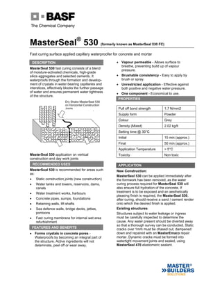Basf masterseal-530-tds | PDF