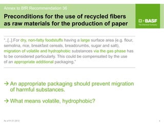 Mineral oil and contaminants: theory and practical solutions for paper ...