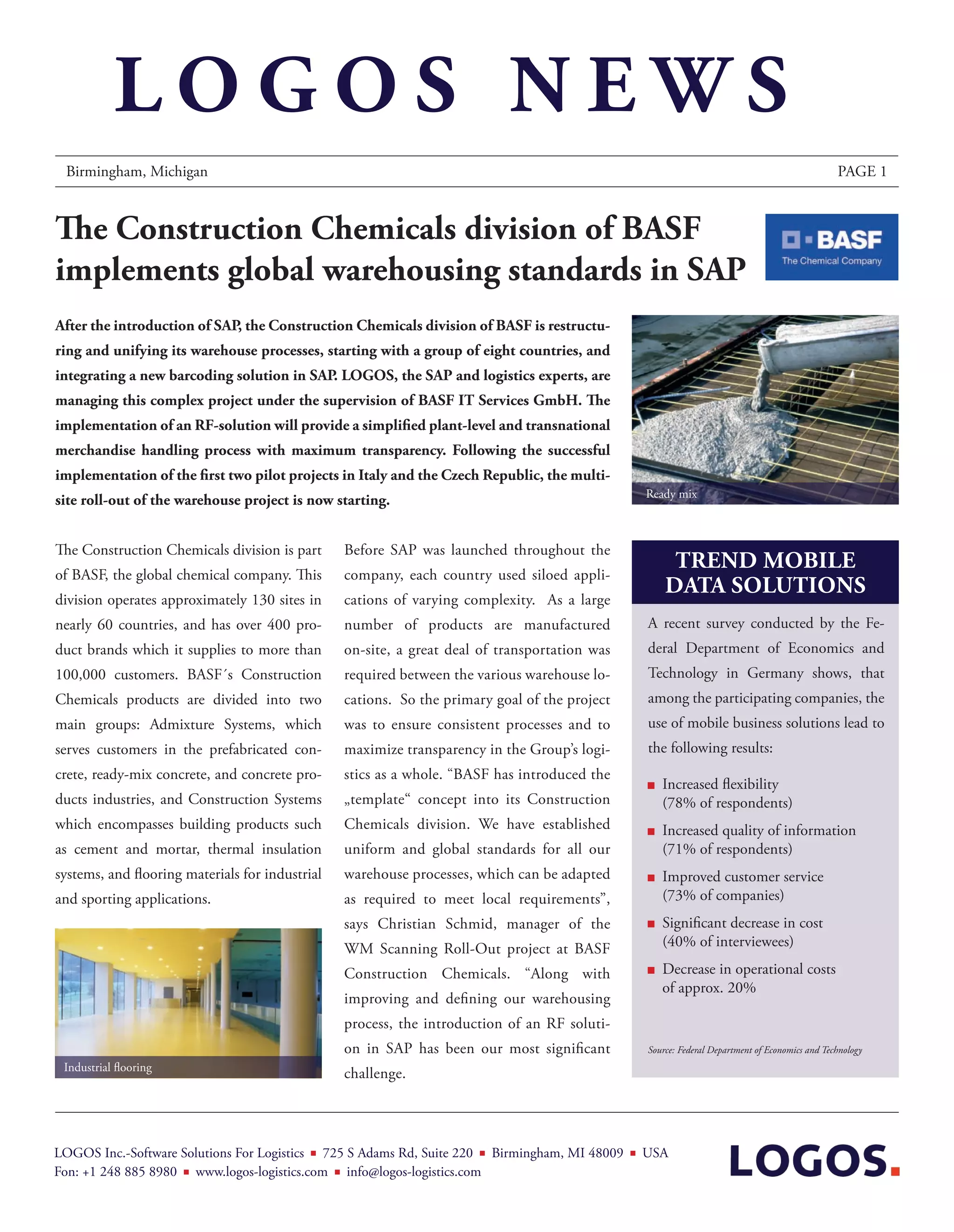 Basf Success Story | PDF