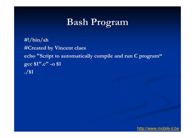Bash Scripting | PPT