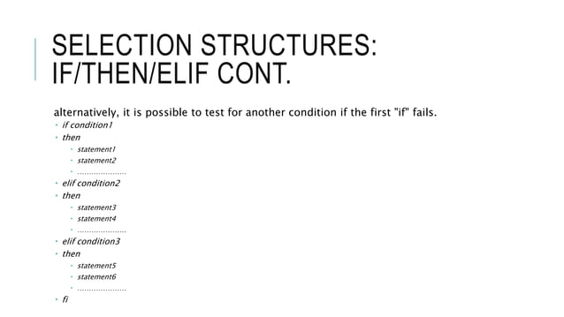 Bash Shell Scripting Pptx Operating Systems Computer Software And