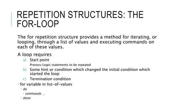Bash Shell Scripting Pptx Operating Systems Computer Software And