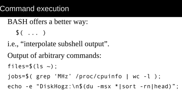 BASH Variables Part 1: Basic Interpolation | PPT BASH Variables Part 1: Basic Interpolation | PPT