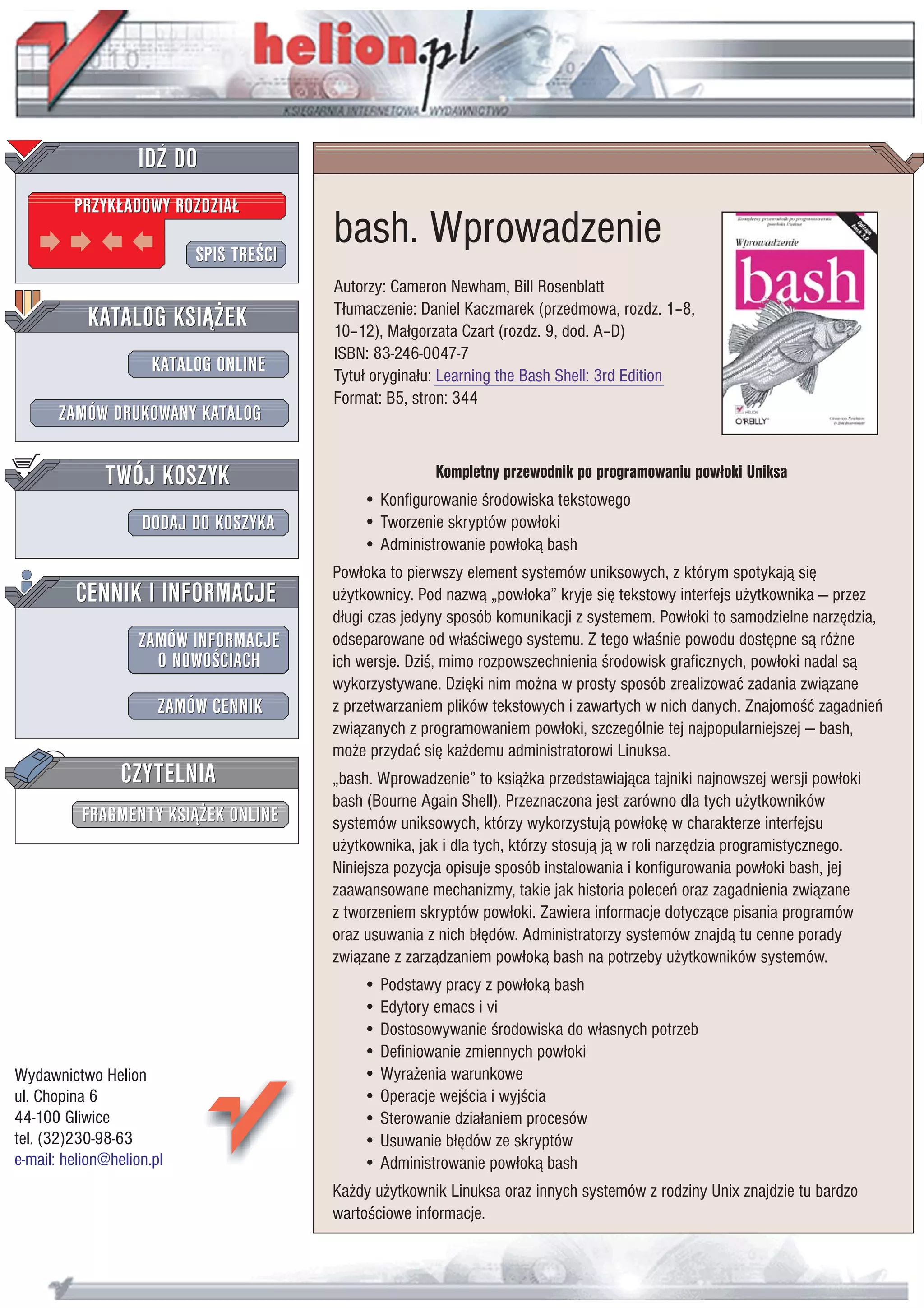 bash. Wprowadzenie | PDF