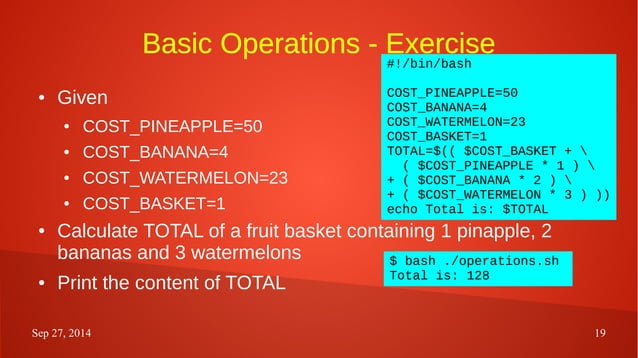 Bash and regular expressions | ODP
